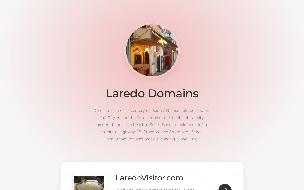 Laredo Domains | Geo Targeted Domains for Laredo,Texas